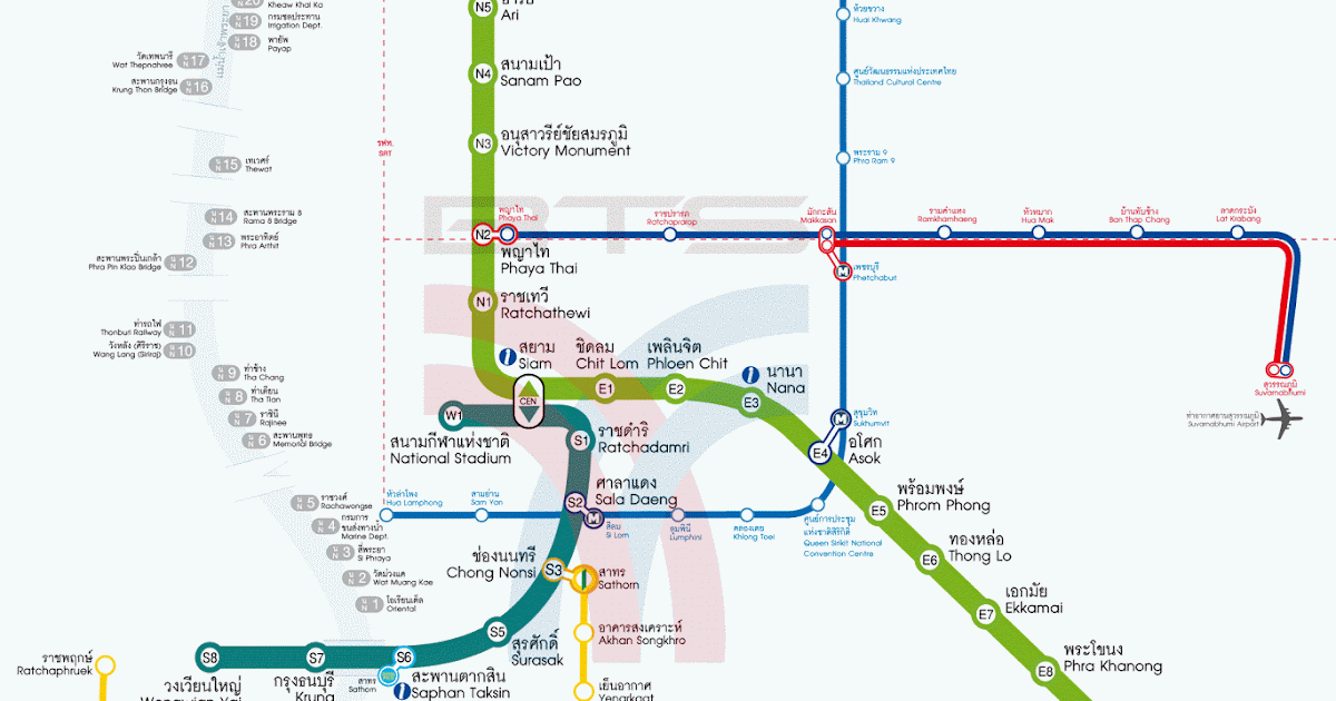 Transit Bangkok: BTS Sky Train in Bangkok